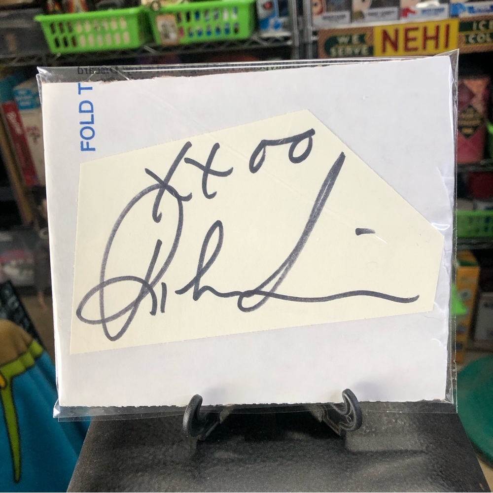 Comedian Richard Lewis Signed Cut Signature - Curb Yo… - Gem